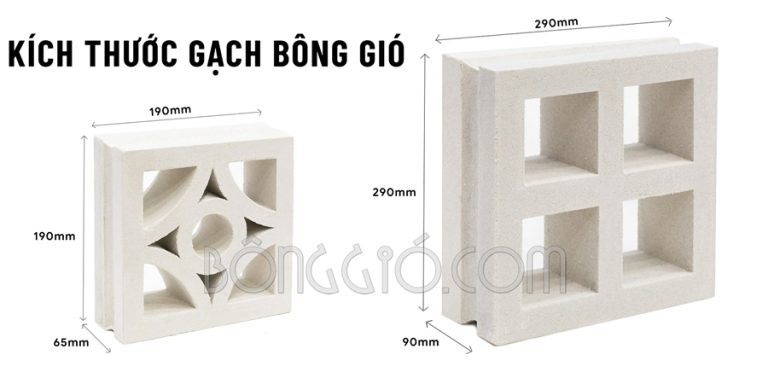 Kích Thước Gạch Bông Gió Thông Dụng Nhất Hiện Nay - Gạch Bông Gió CTS